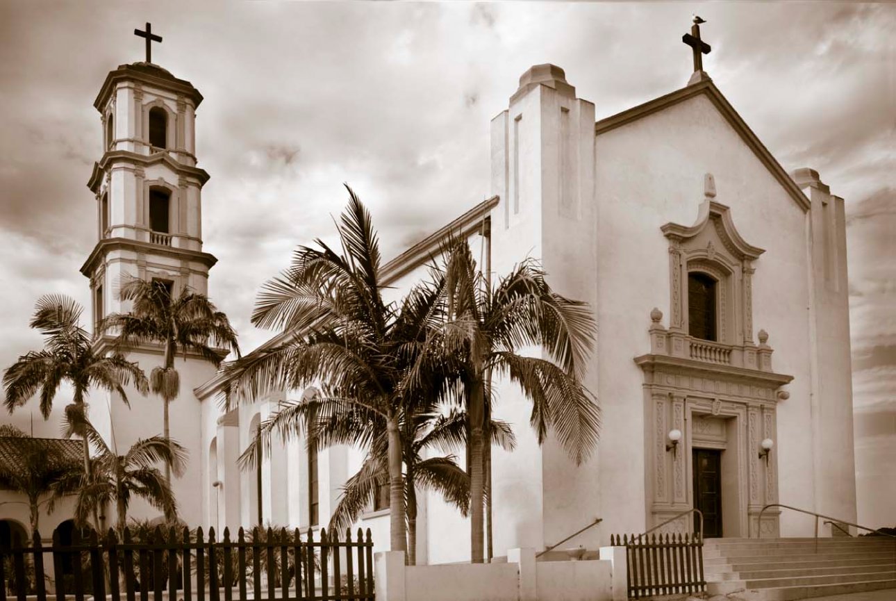 California Vineyard Photography and Spanish style Churches