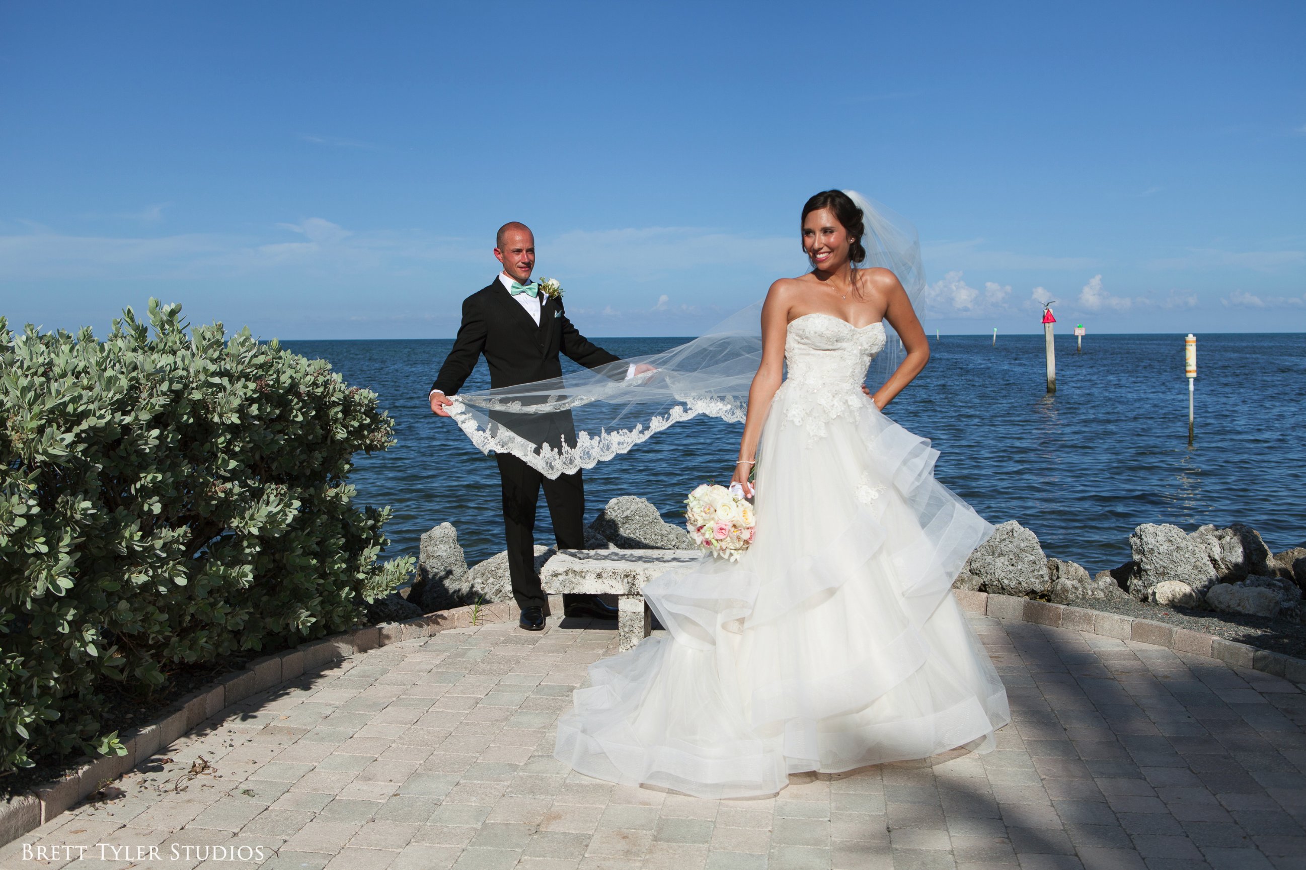 Pamela + Michael at Ocean Reef Club Key Largo, FL - Brett Tyler Studios