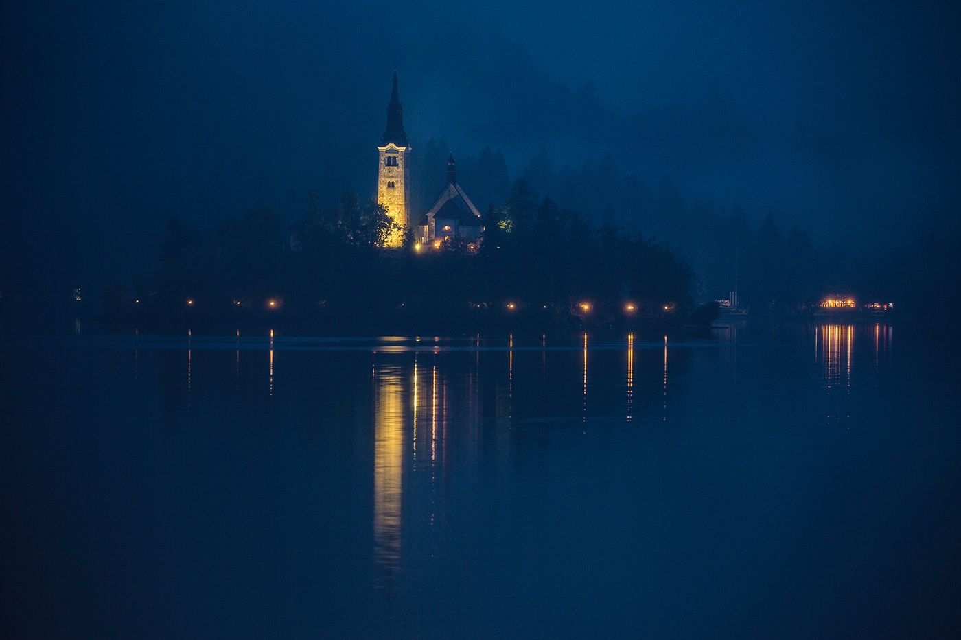 Twilight fog - Jim Zuckerman photography & photo tours