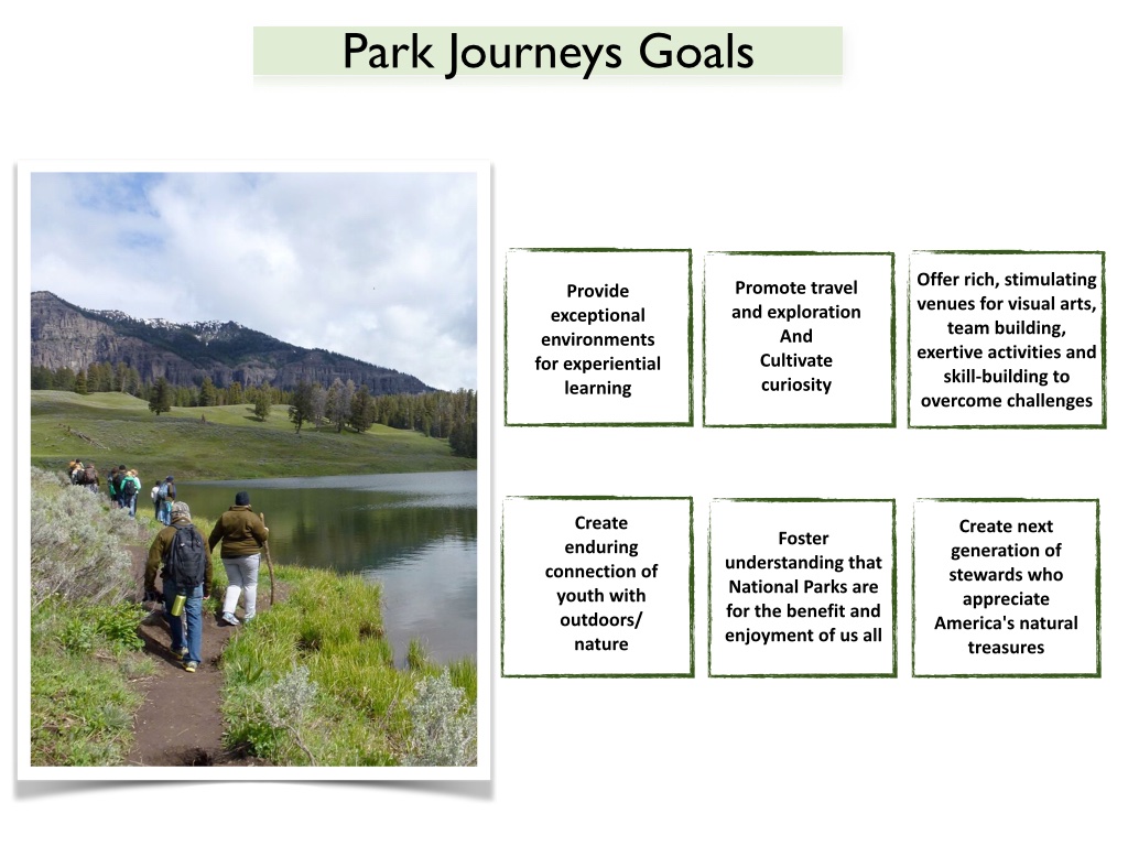 Goals - Park Journeys, Inc.