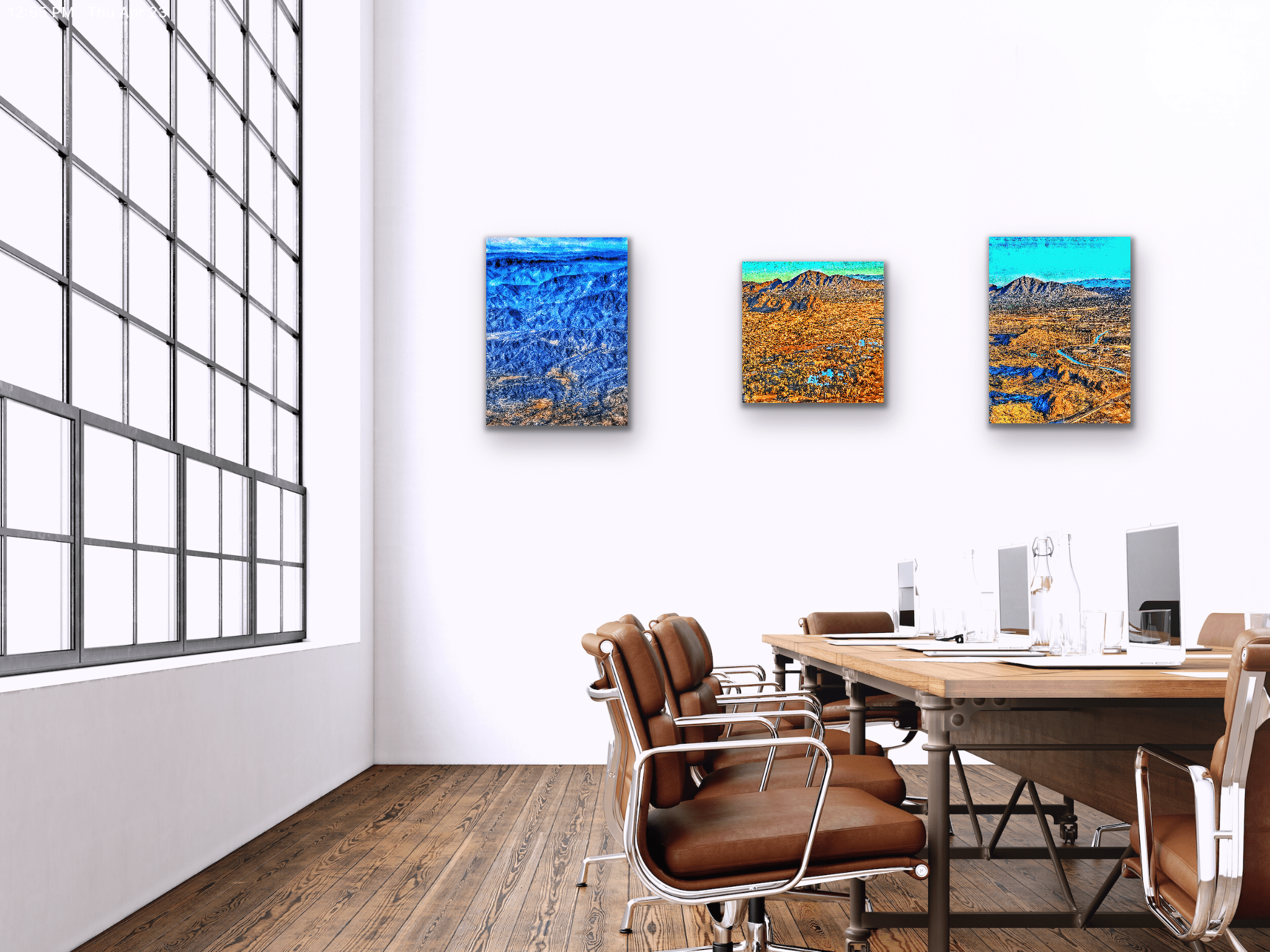 FridayNightArt - Artist JimRode creates ink fusion and canvas wall ...