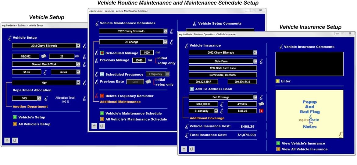 Using your Horse Business Management System to Manage Your Vehicles ...