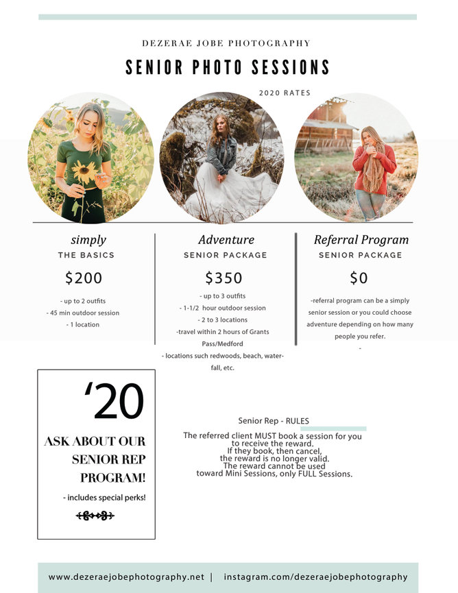 Senior photographer medford grants pass oregon