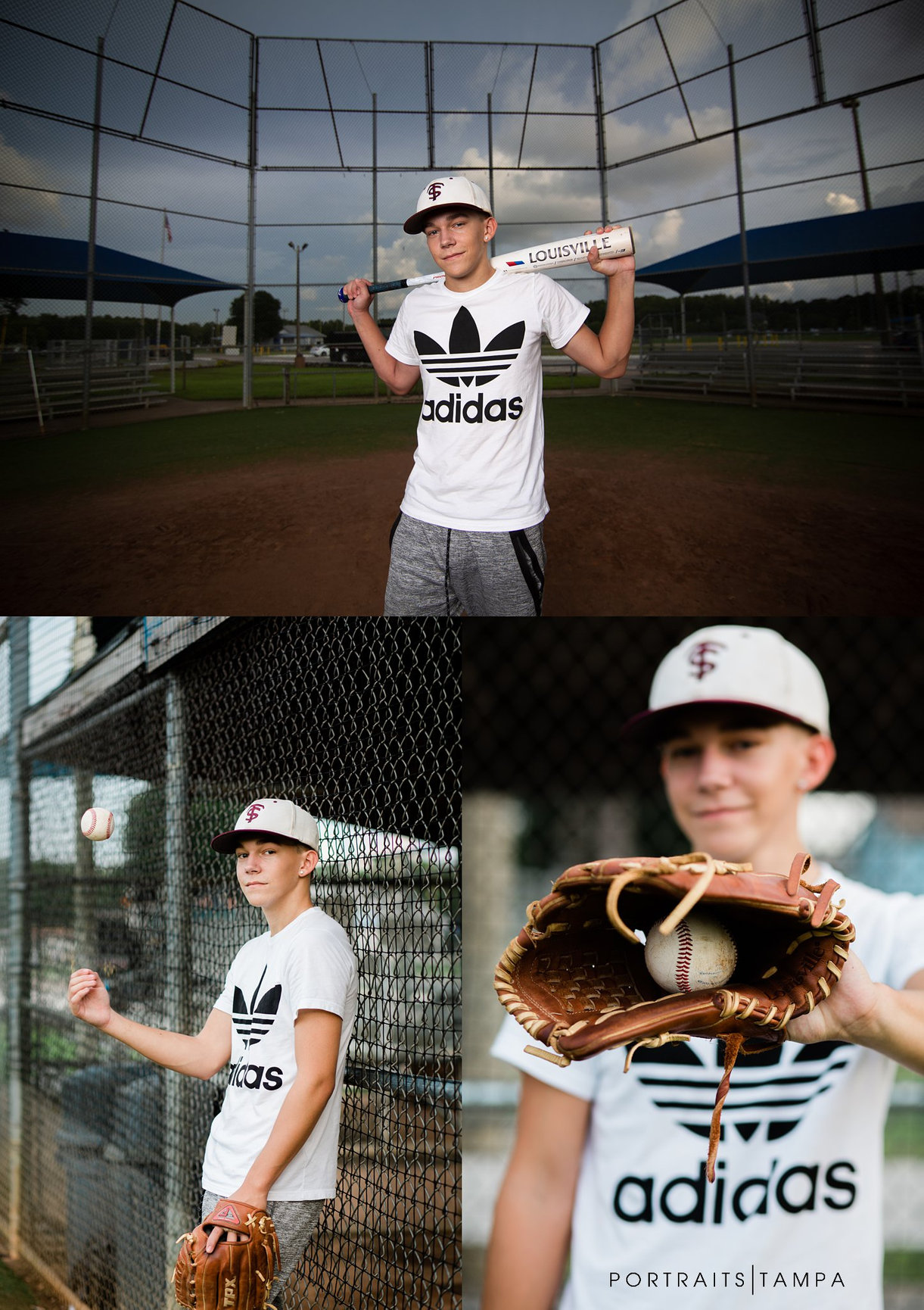 Tampa Senior Portrait Photographer - Baseball Senior Portraits