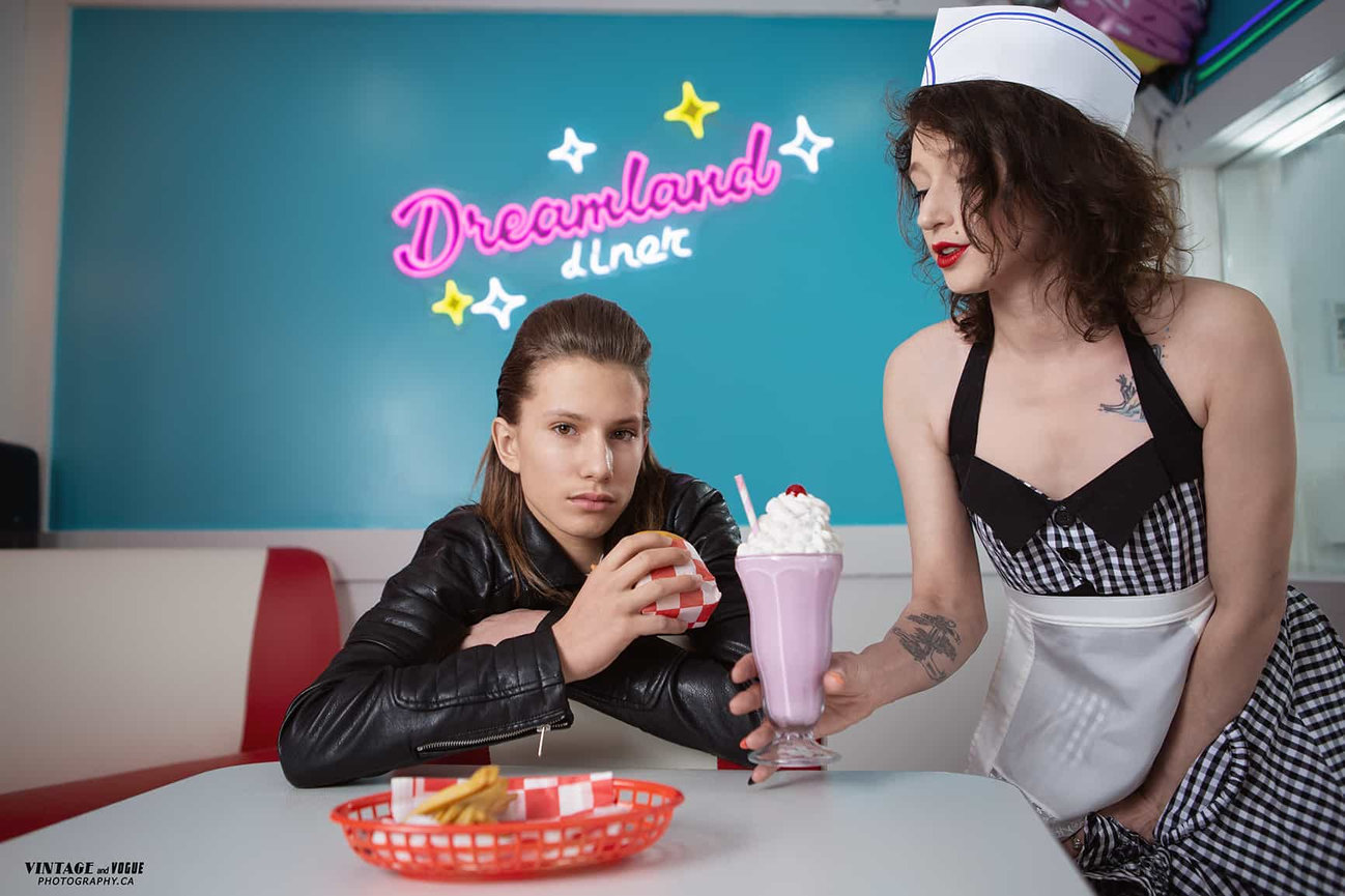 DREAMLAND DINER RETRO WINNIPEG PHOTOSHOOT