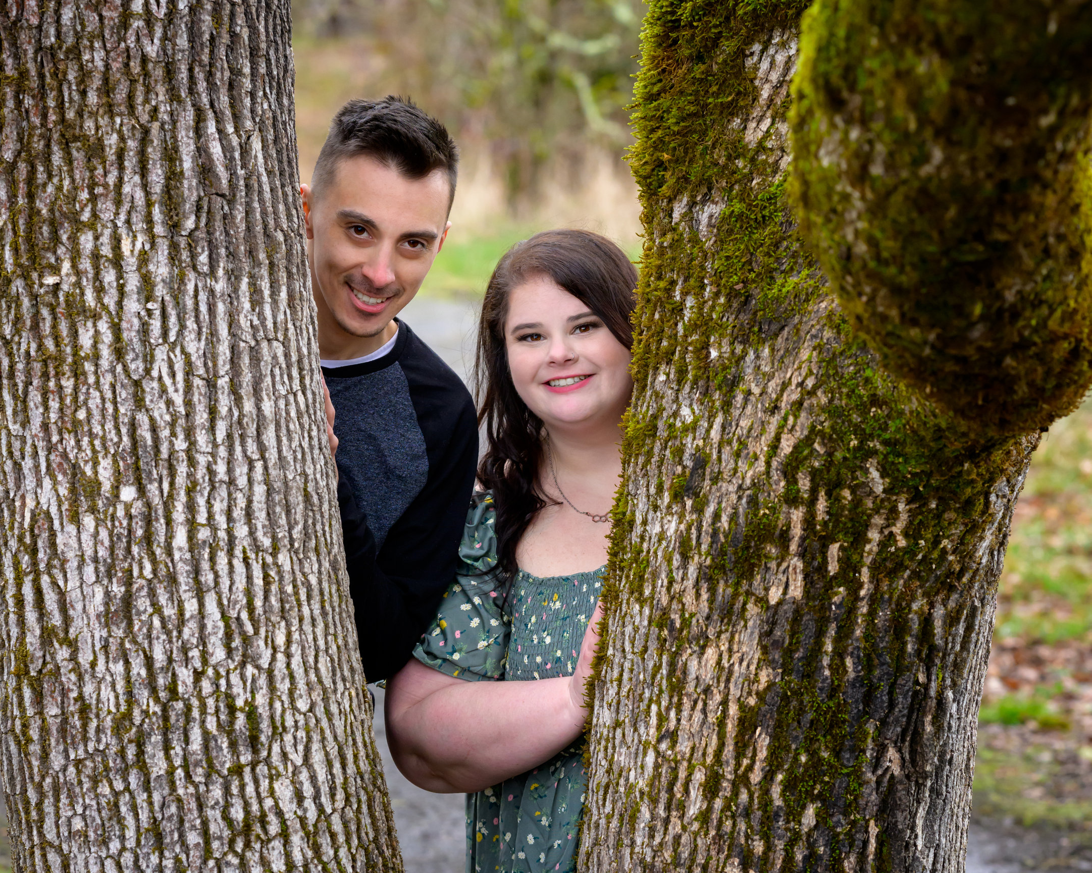 Couple Portrait Session at Dorris Ranch in Springfield Oregon