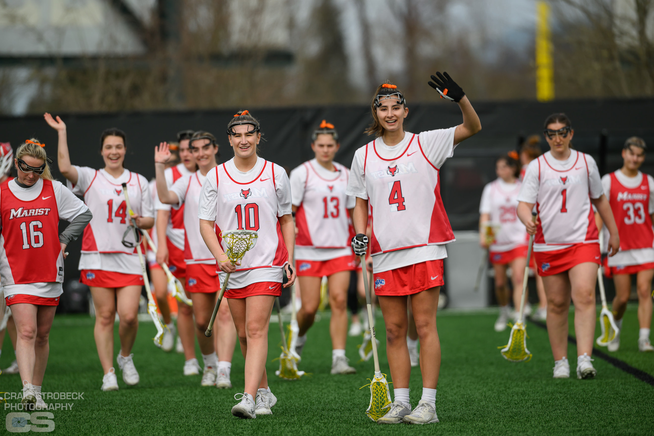 Marist College Lacrosse Team at Pape Field in Eugene