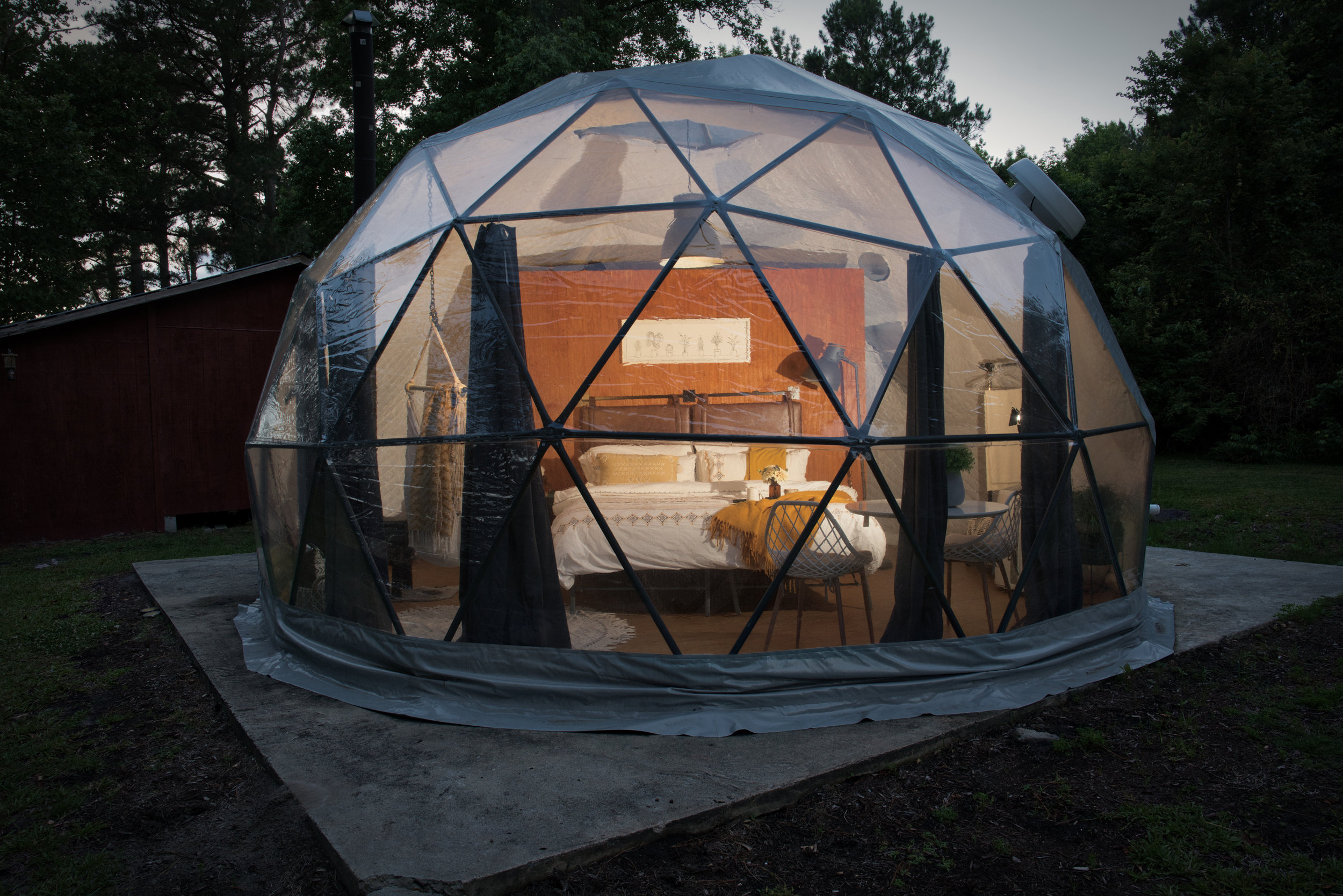 Real Estate Photography - Geodesic Dome Rental Property - Kirk Pullen ...