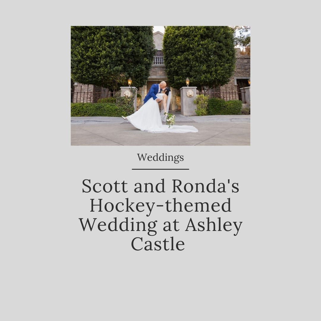 Scott and Ronda’s Hockey-themed Wedding at the Ashley Castle - www.collingphoto.com