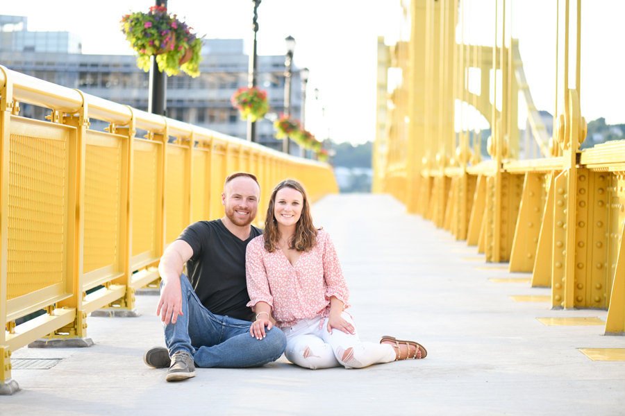 Alyssa & Chris - A downtown Pittsburgh engagement - Kelly Nardone ...