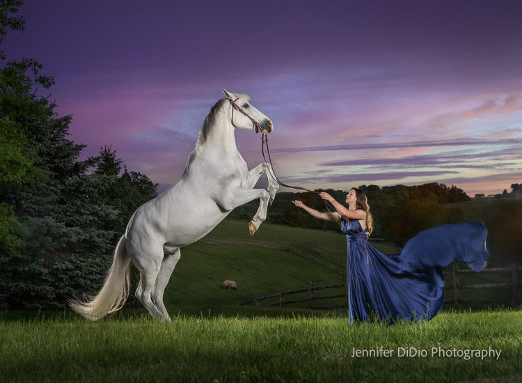 Equestrian Senior Portraits: Bella - Jennifer DiDio Photography