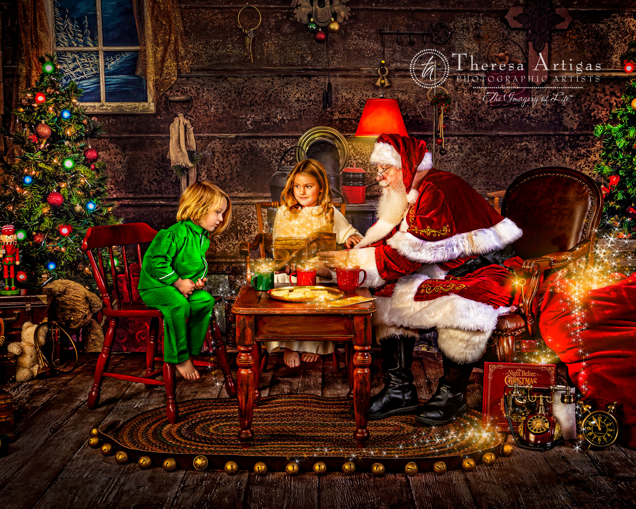 MAGICAL FINE ART STORYBOOK SANTA SESSIONS - Theresa Artigas Portrait Artist