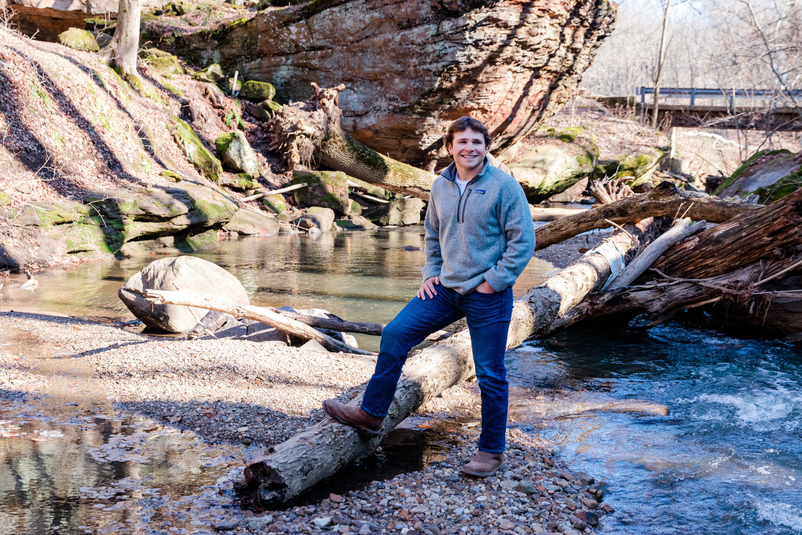 Rock Formations Meet Rustic Flair - Senior Session - Vicki Sands