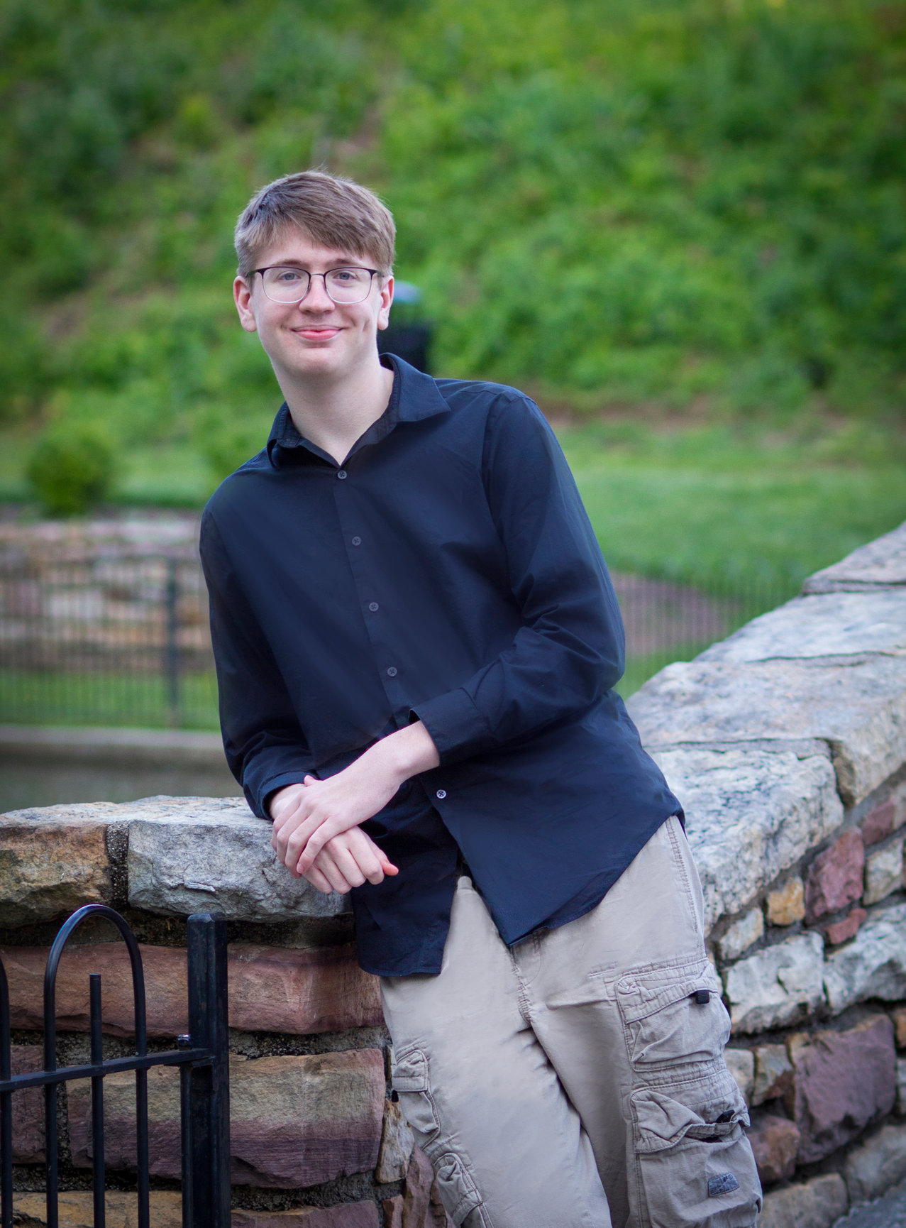 Elijah's Senior Portrait Adventure at Lake Spring Park!
