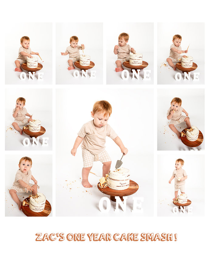 Cake Smash - Rebecca Coverdale Photography