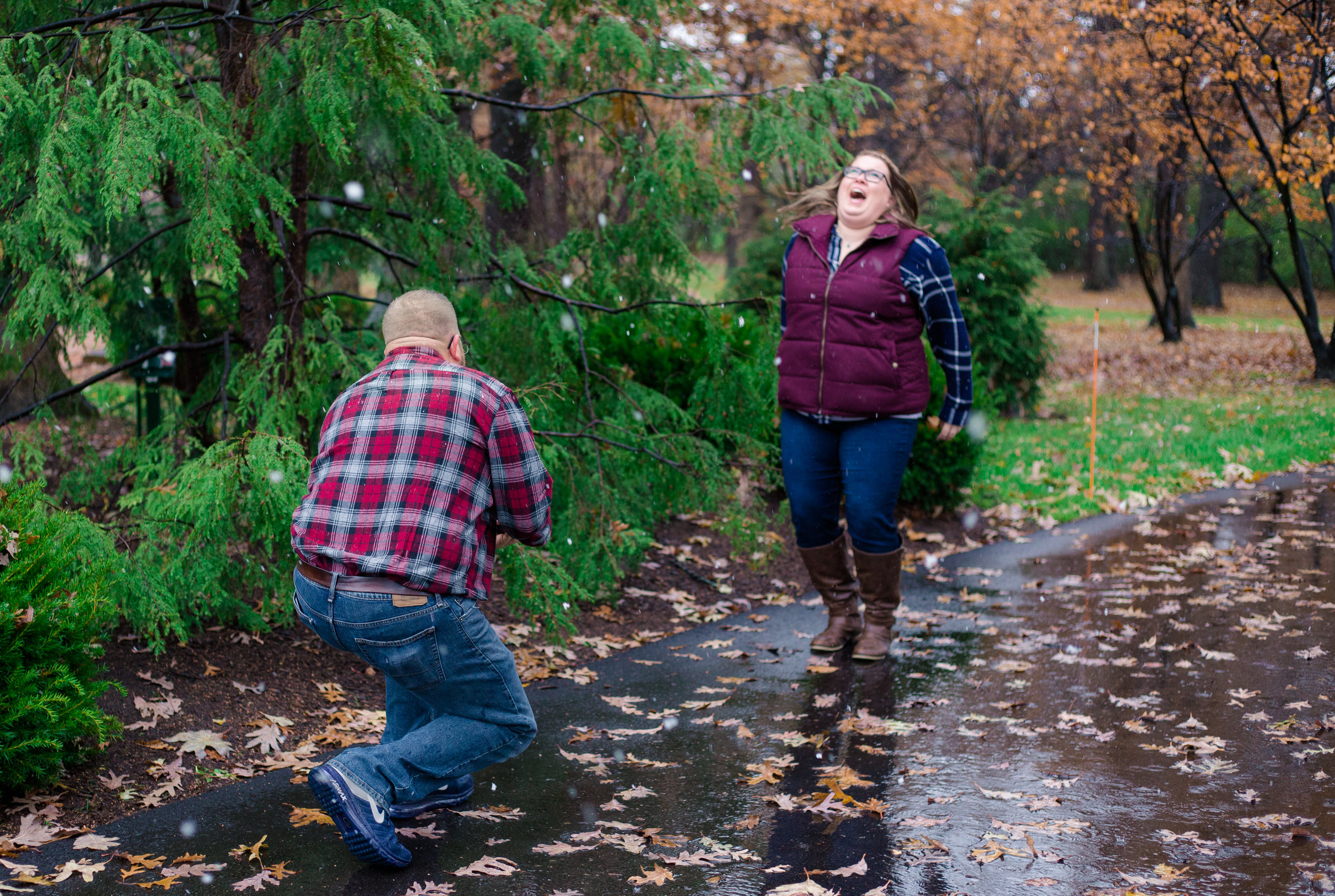 Melissa + Jordan : Surprise Engagement! - Polka Dots & Bows Photography