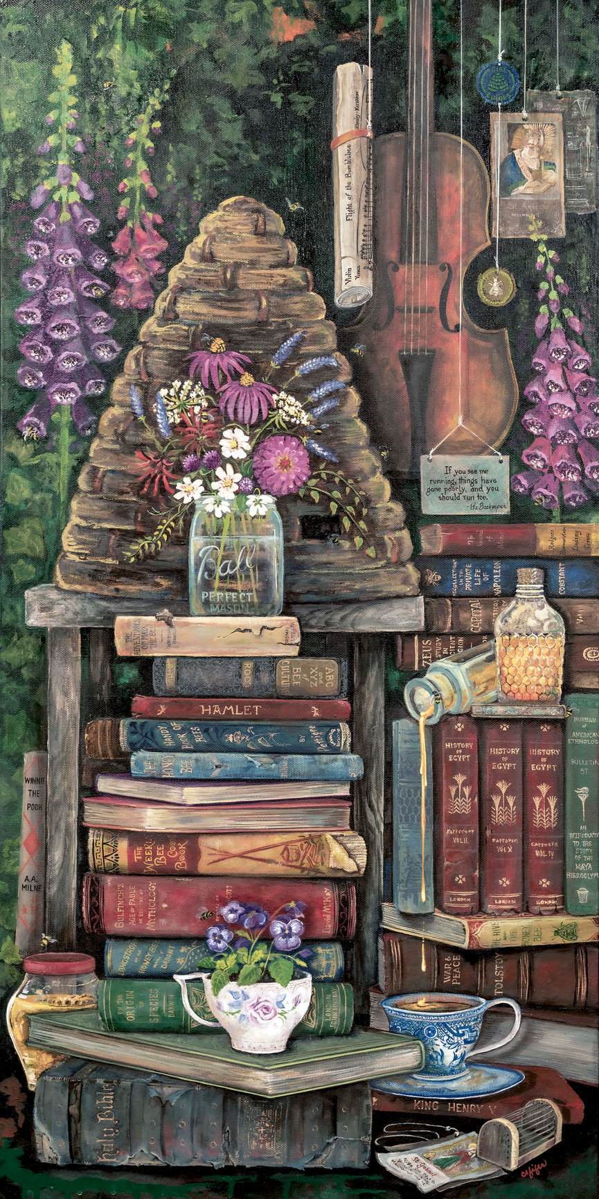 Bee Sharp 18x36 Giclée - Artonduval.com