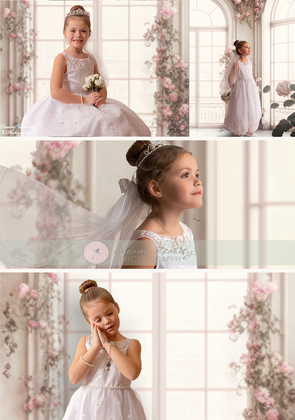 Girl Communion Portraits { First Holy Communion Photo Shoot Jackson NJ ...