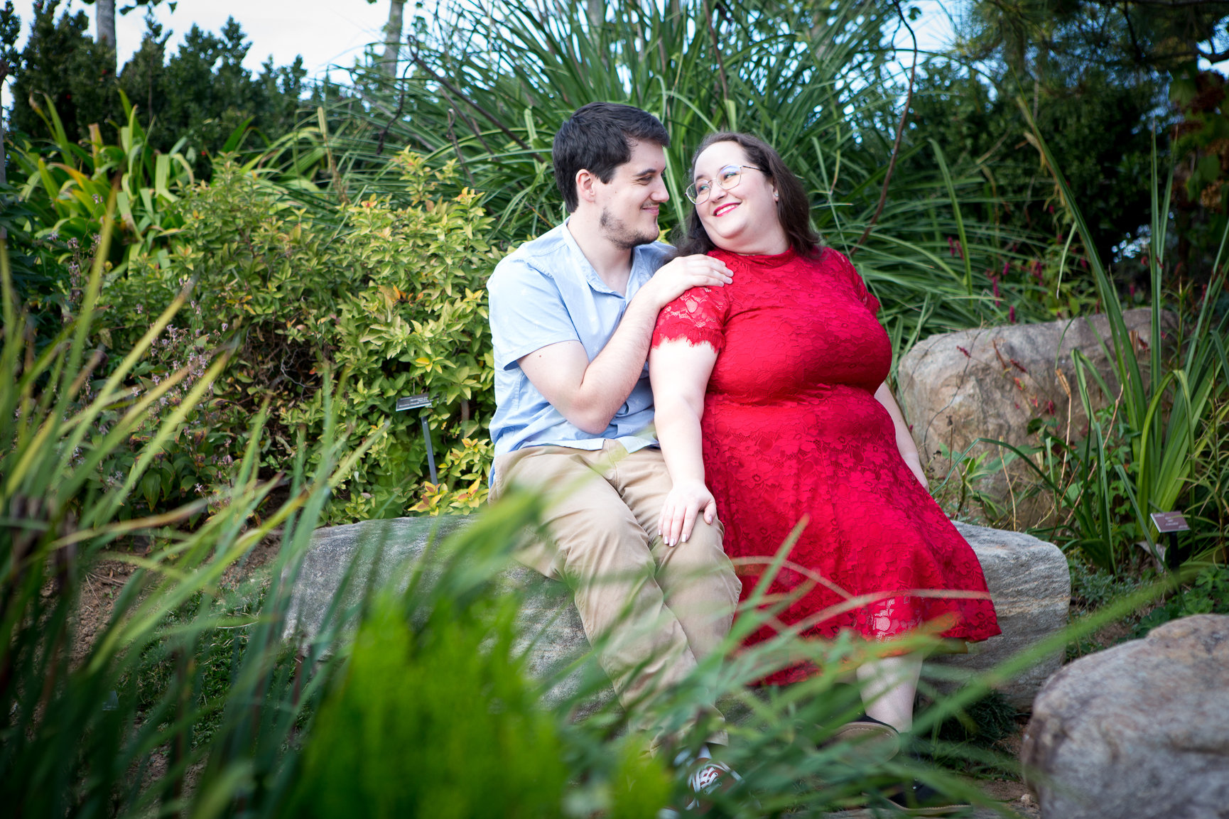 A Ciener Botanical Garden Engagement Session - Alaina + Kevin ...