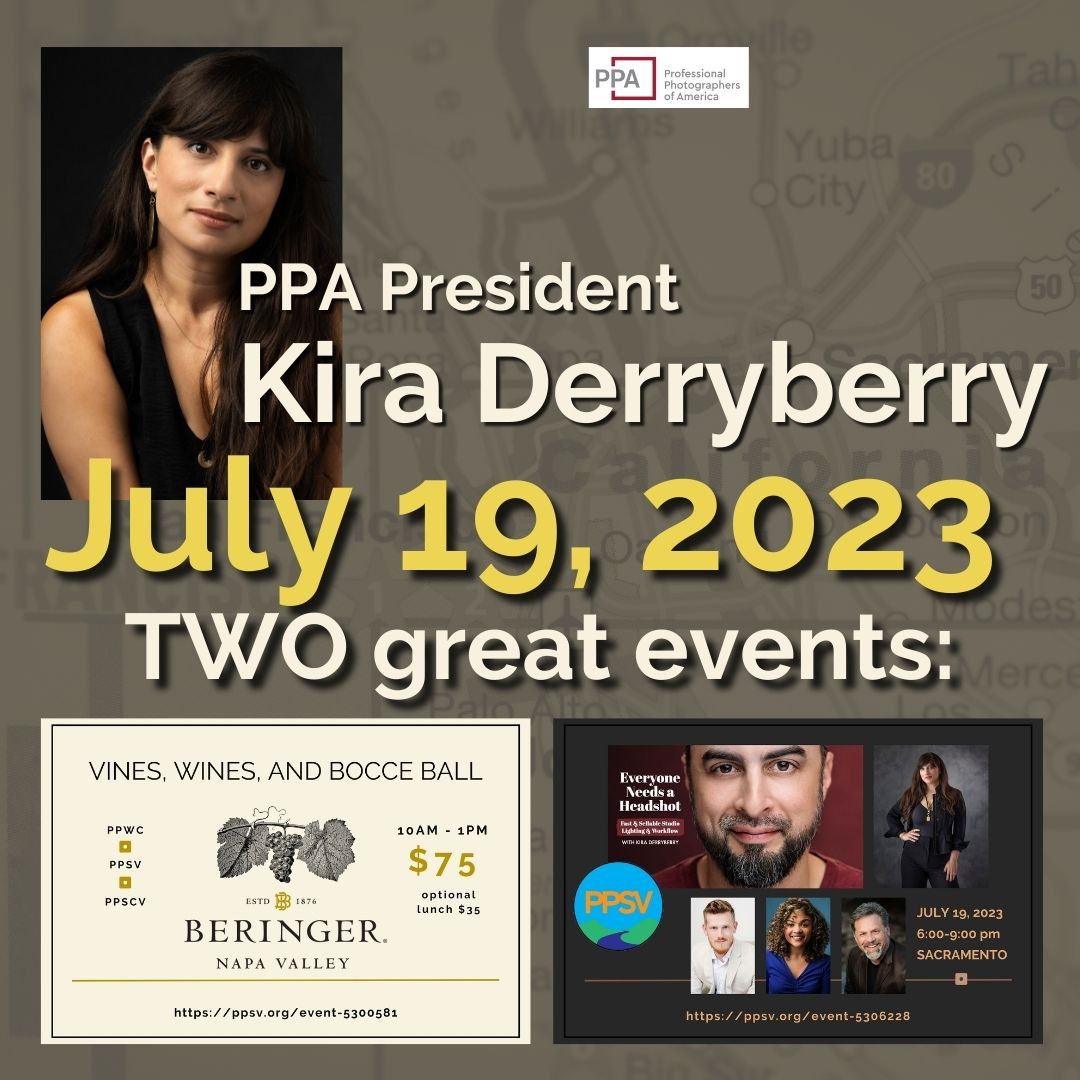 Two Great Events with PPA President Kira Derryberry, July 19th - Sonoma ...