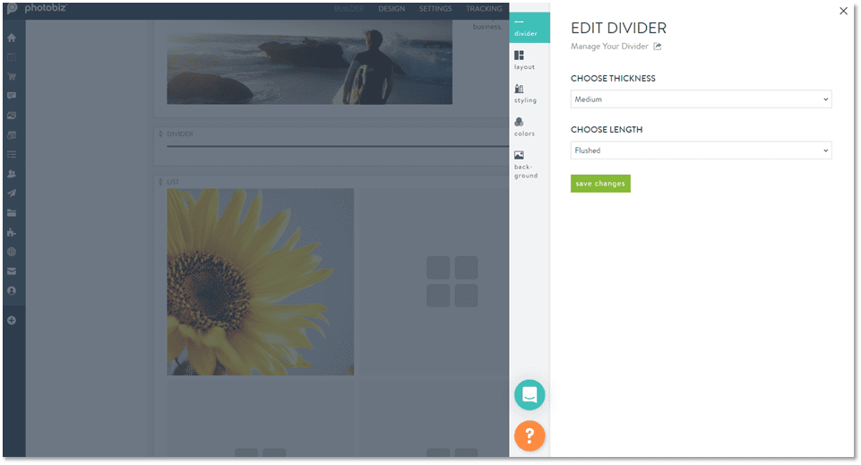 How To Use Divider Blocks - PhotoBiz Knowledge Base