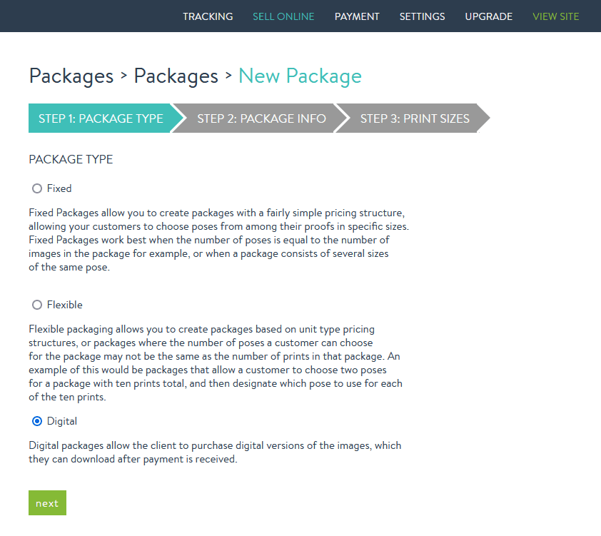 How To Set Up Digital Packages