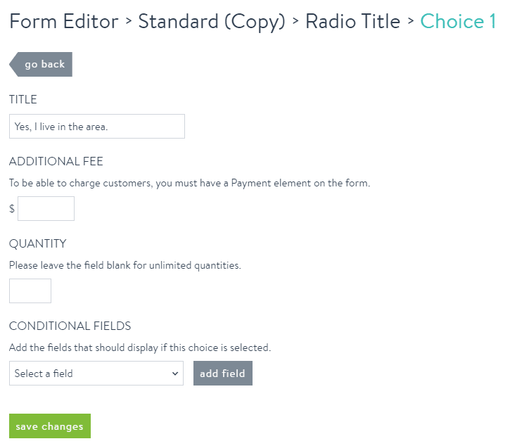 How to Create a Questionnaire with a Form - PhotoBiz Knowledge Base