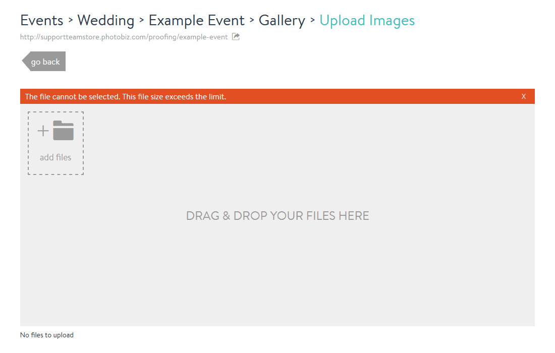 Why can't I upload images? - PhotoBiz Knowledge Base