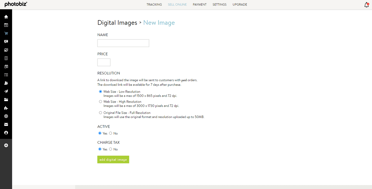 How To Set Up Digital Images - PhotoBiz Knowledge Base