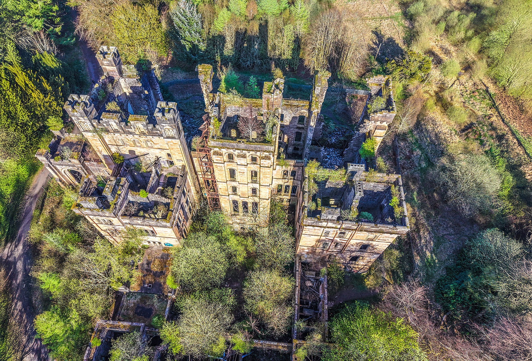 19th century Lennox Castle - Jim Zuckerman photography & photo tours