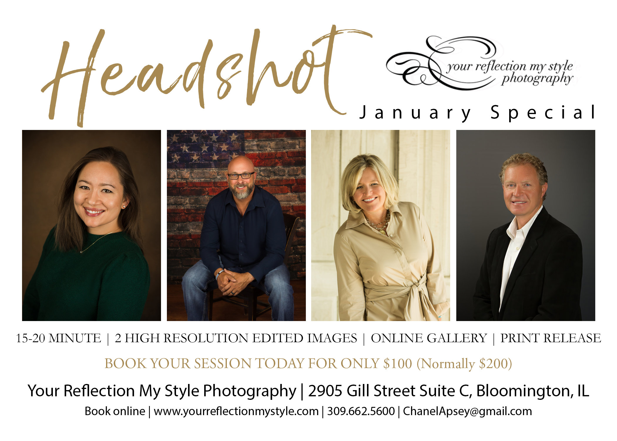 January Special Business Headshots - Your Reflection My Style ...