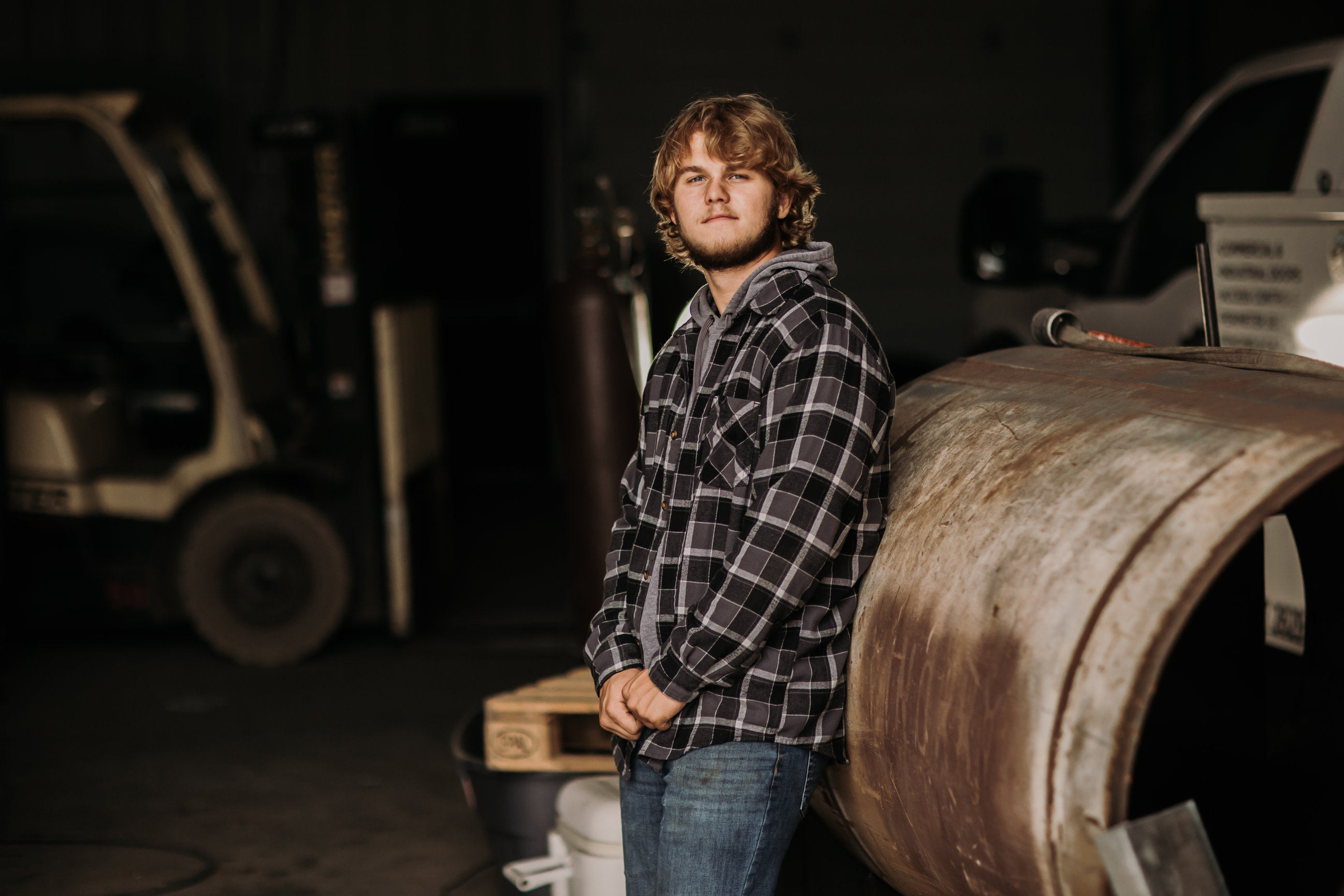 Football, Hunting & Welding Senior Boy Photography