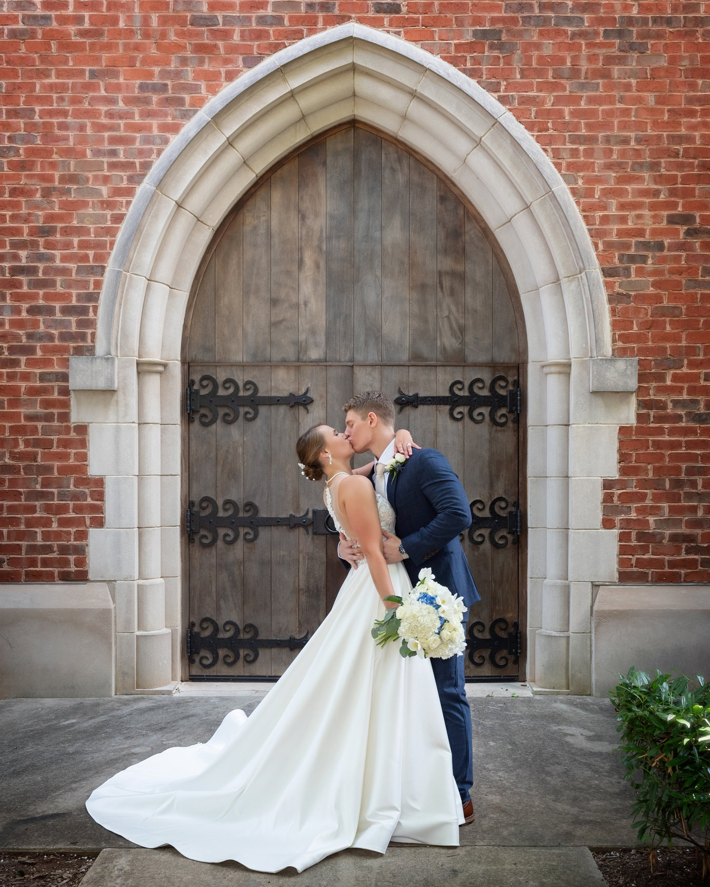 Colton and Madison Marry at Phillips Chapel in Greensboro - Aesthetic ...