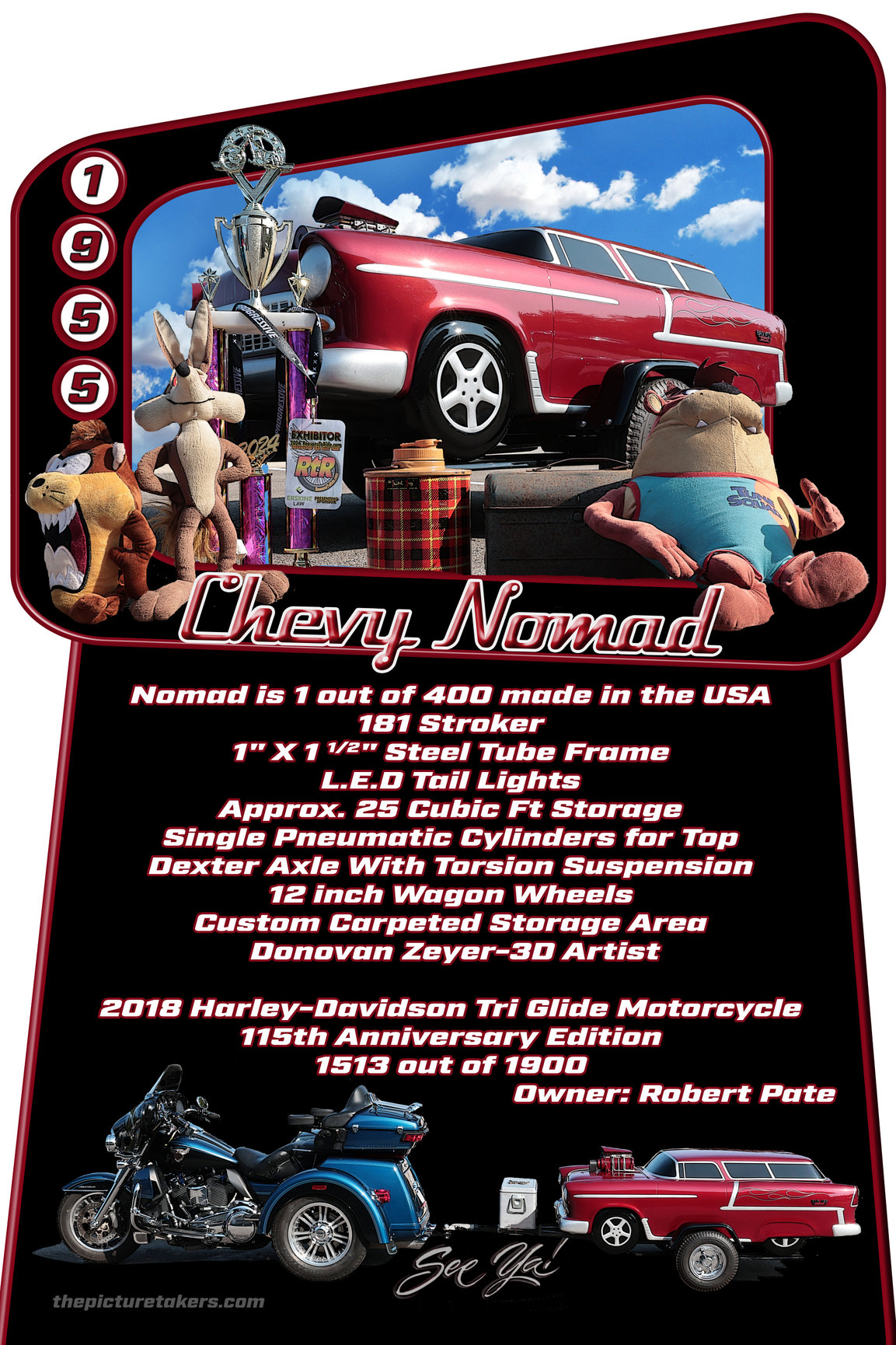 24 Custom Cut JBond ShowBoard - Picturetakers