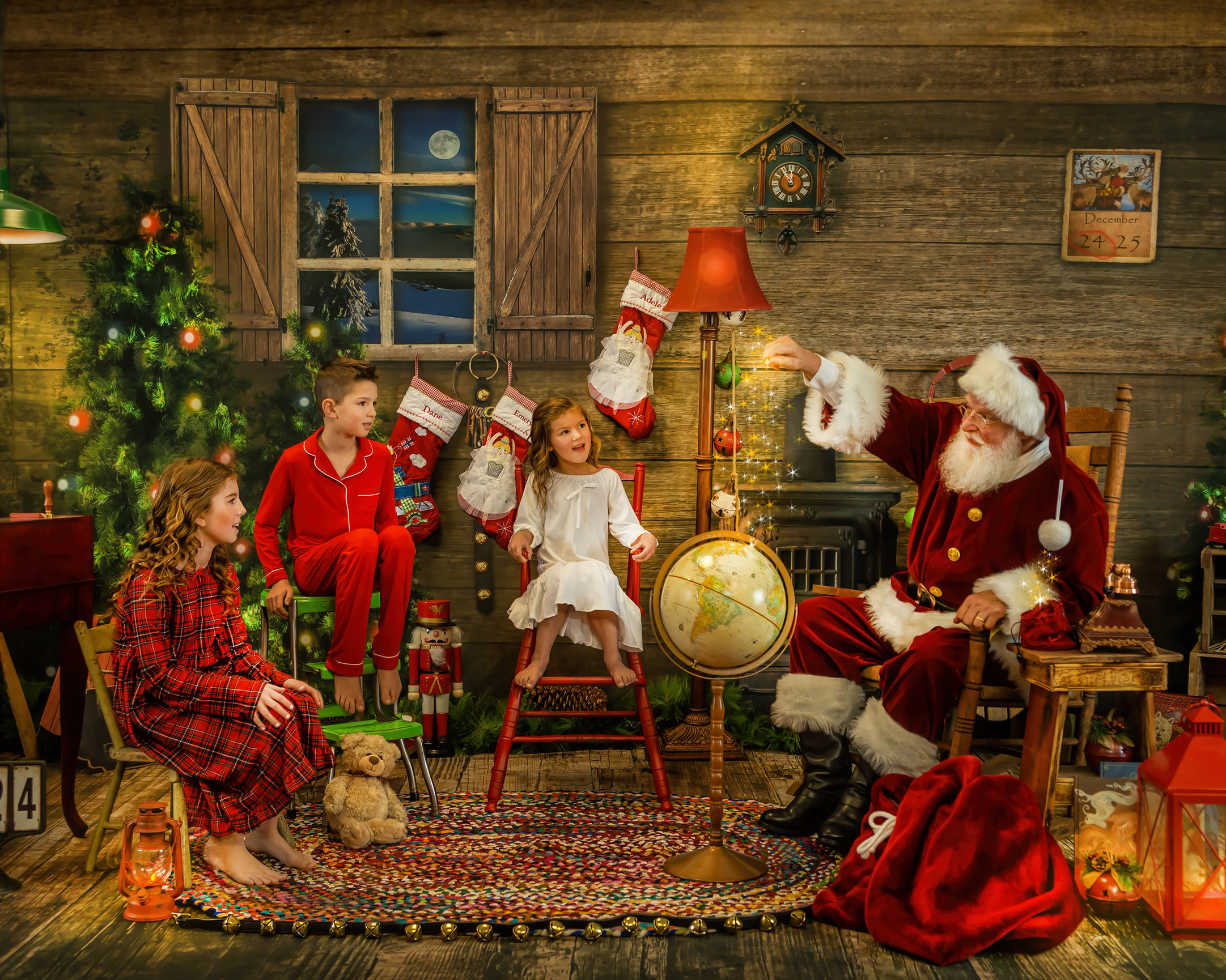 Santa Visits, Play, & Pictures in Appleton, WI | M. C. Kinney Photography