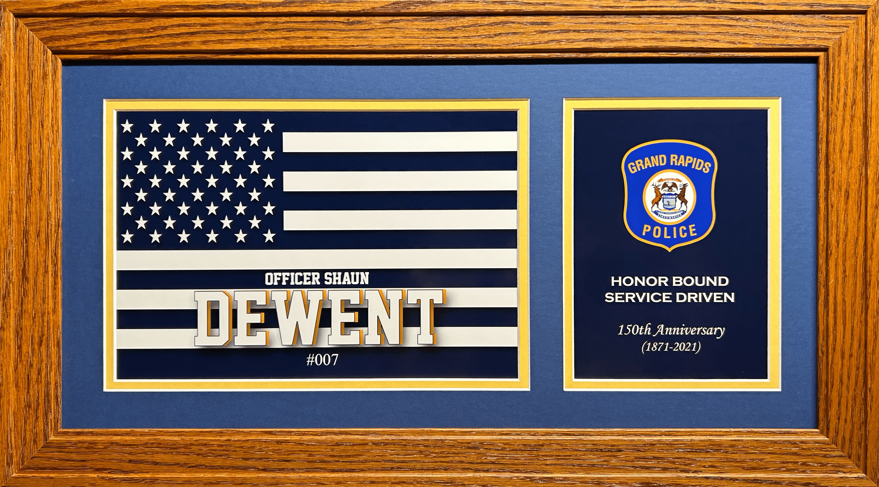 Police Department Plaque