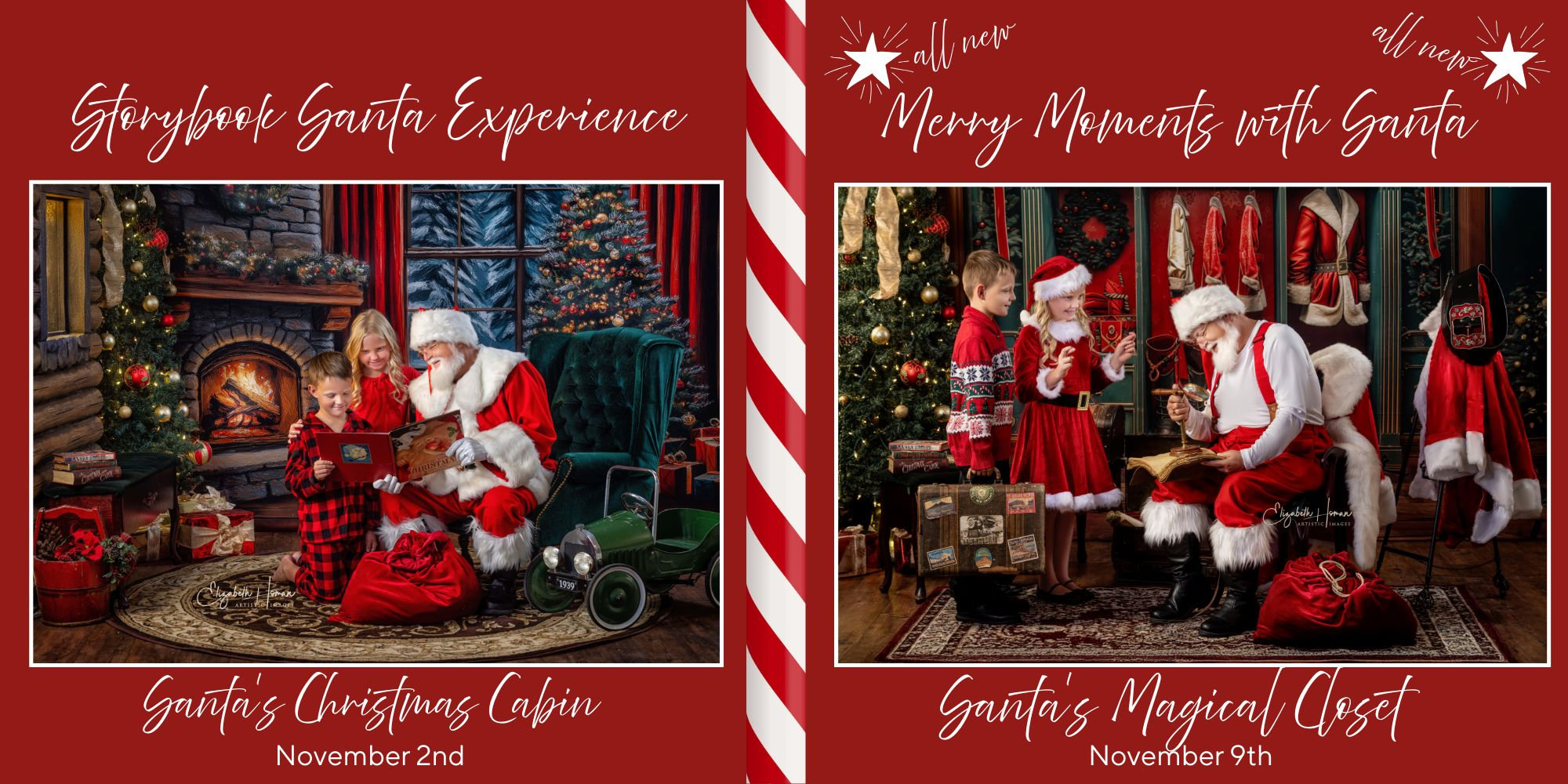 The 2025 Storybook Santa Experience San Antonio Photos with Santa
