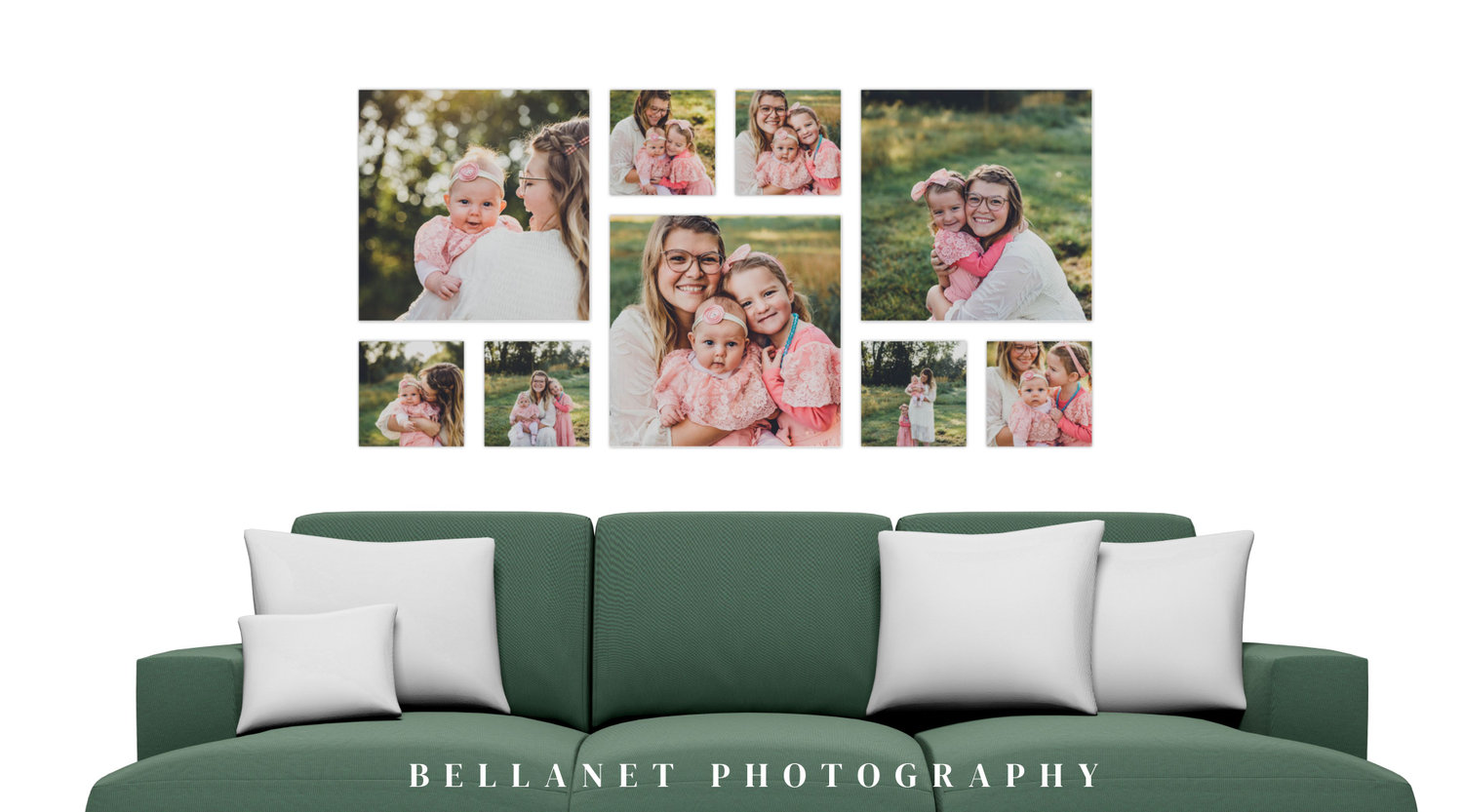 Five Gallery Wall Layout Ideas, Idaho Family Photographer