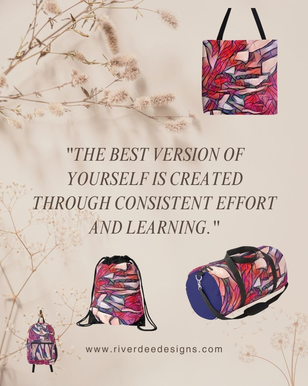 ART BAGS THAT IDENTIFY YOU AS BEAUTIFULLY UNIQUE! - Catharine A Deever